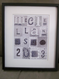 Embellishing Life: Last Name Art