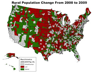 The Rural Blog: Rural counties' population grew much more slowly than ...