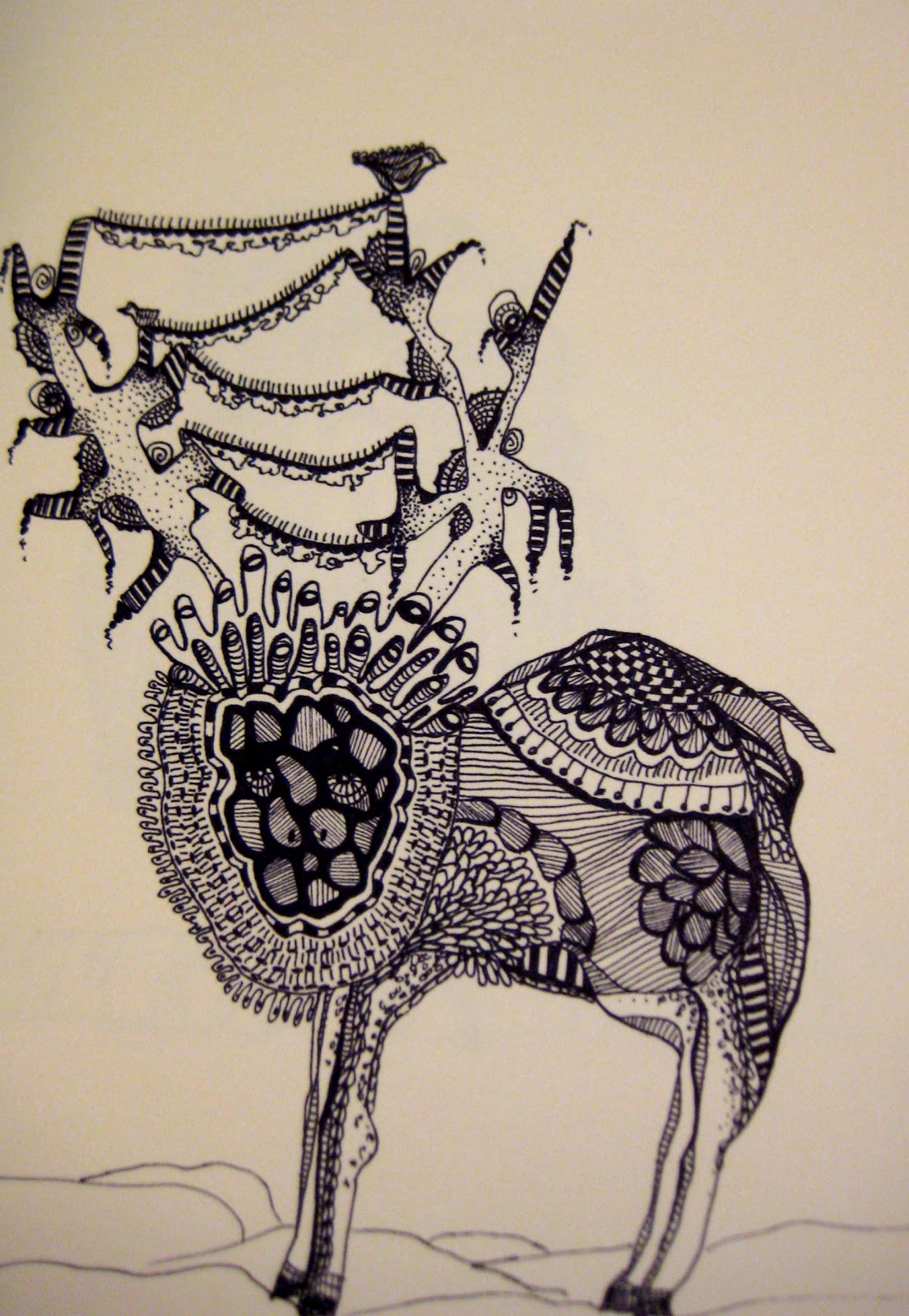 .: Surreal Animal Drawings