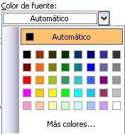 Informática en segundo: Formato de la Fuente