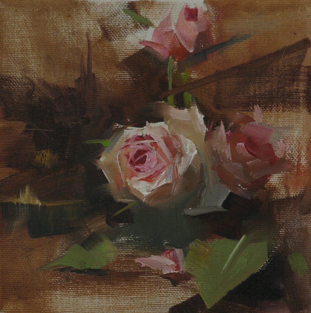 qiang-huang, a daily painter: “Rose Impression"