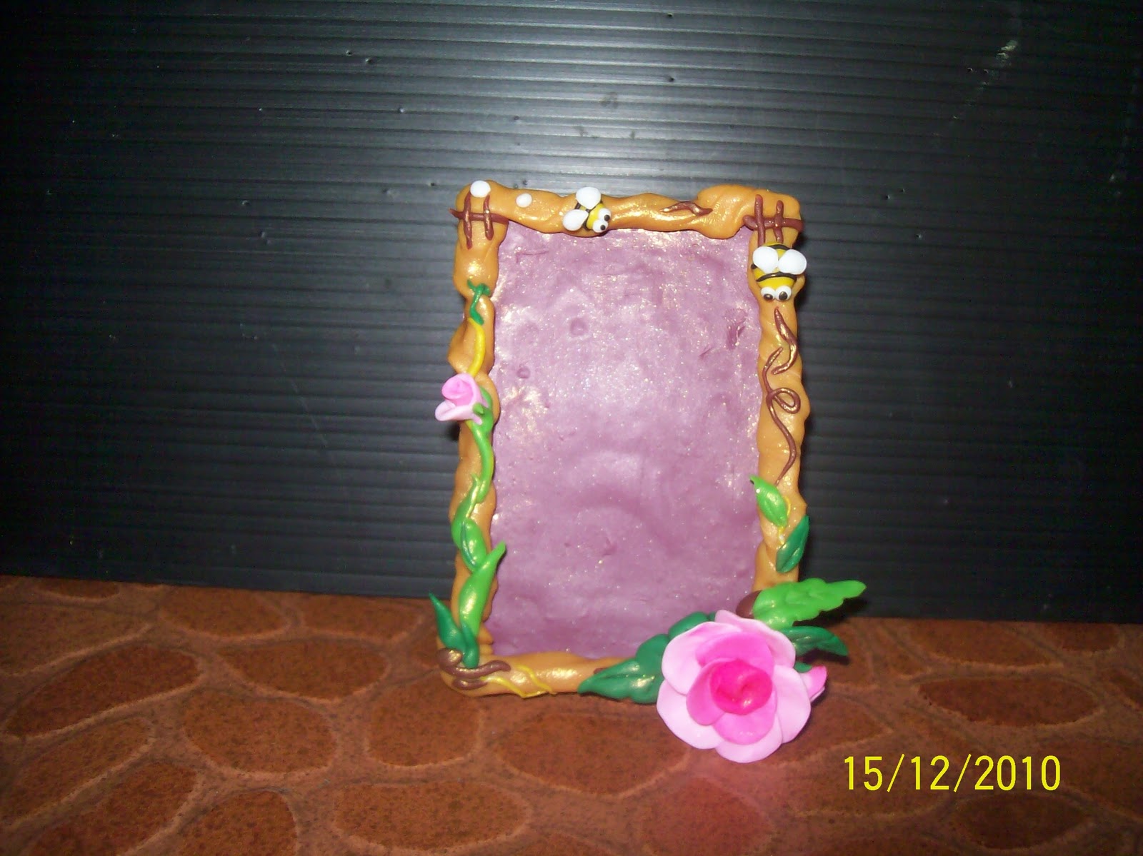 Claystationyong: Polymer Clay Photo Frame Picture