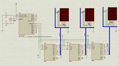 8 bit microcontroller: GCBASIC Tutorial 2 part 2: 3 wires 7 segment LED display using open ...
