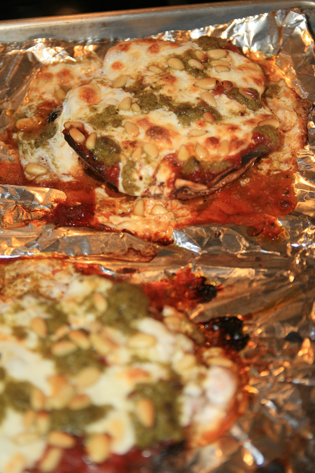 Haystacks & Champagne: Roasted Italian Portabellas