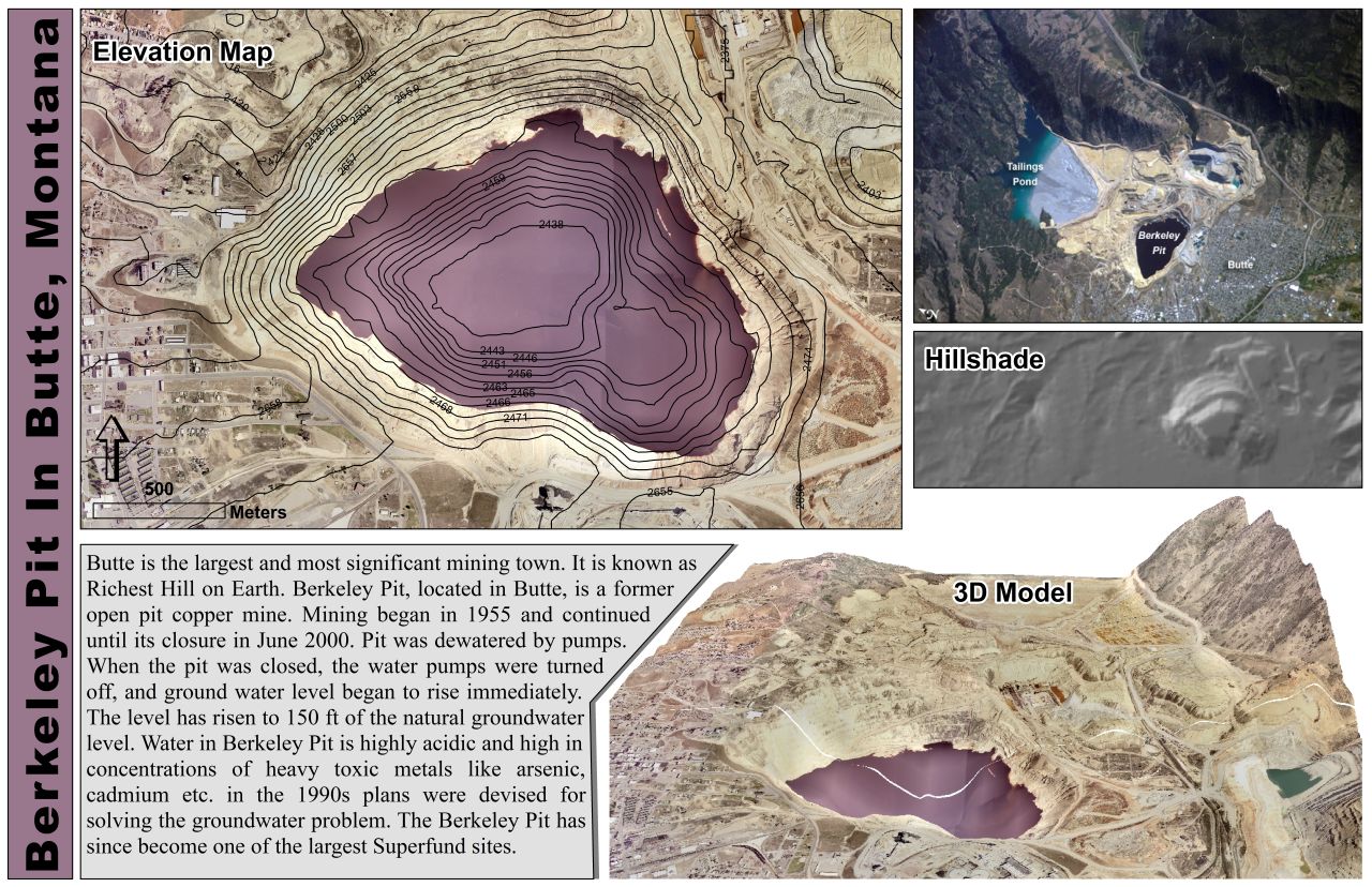 Geographism: Berkeley Pit In Butte, Montana