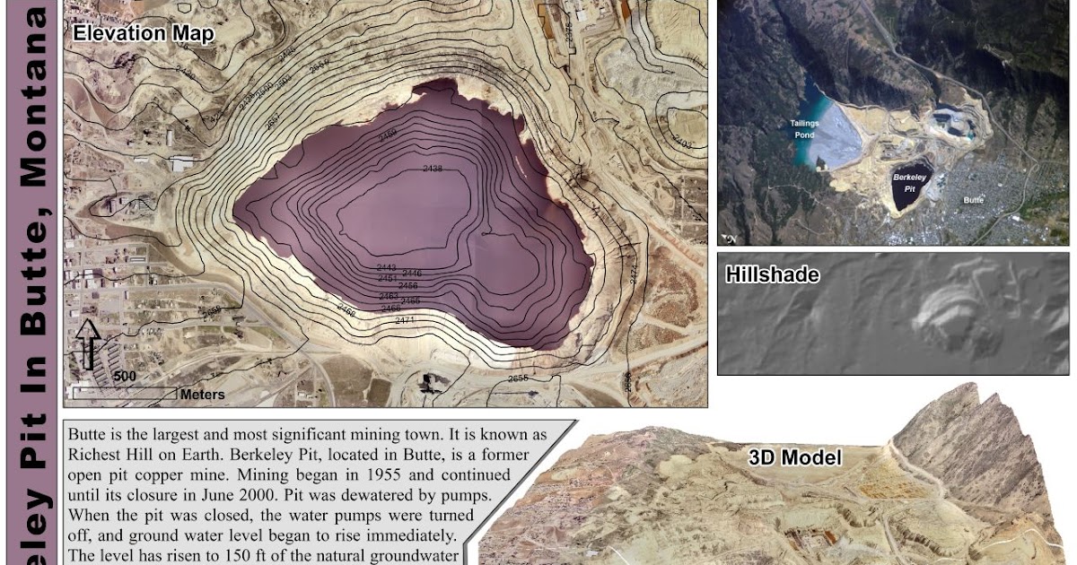 Geographism: Berkeley Pit In Butte, Montana