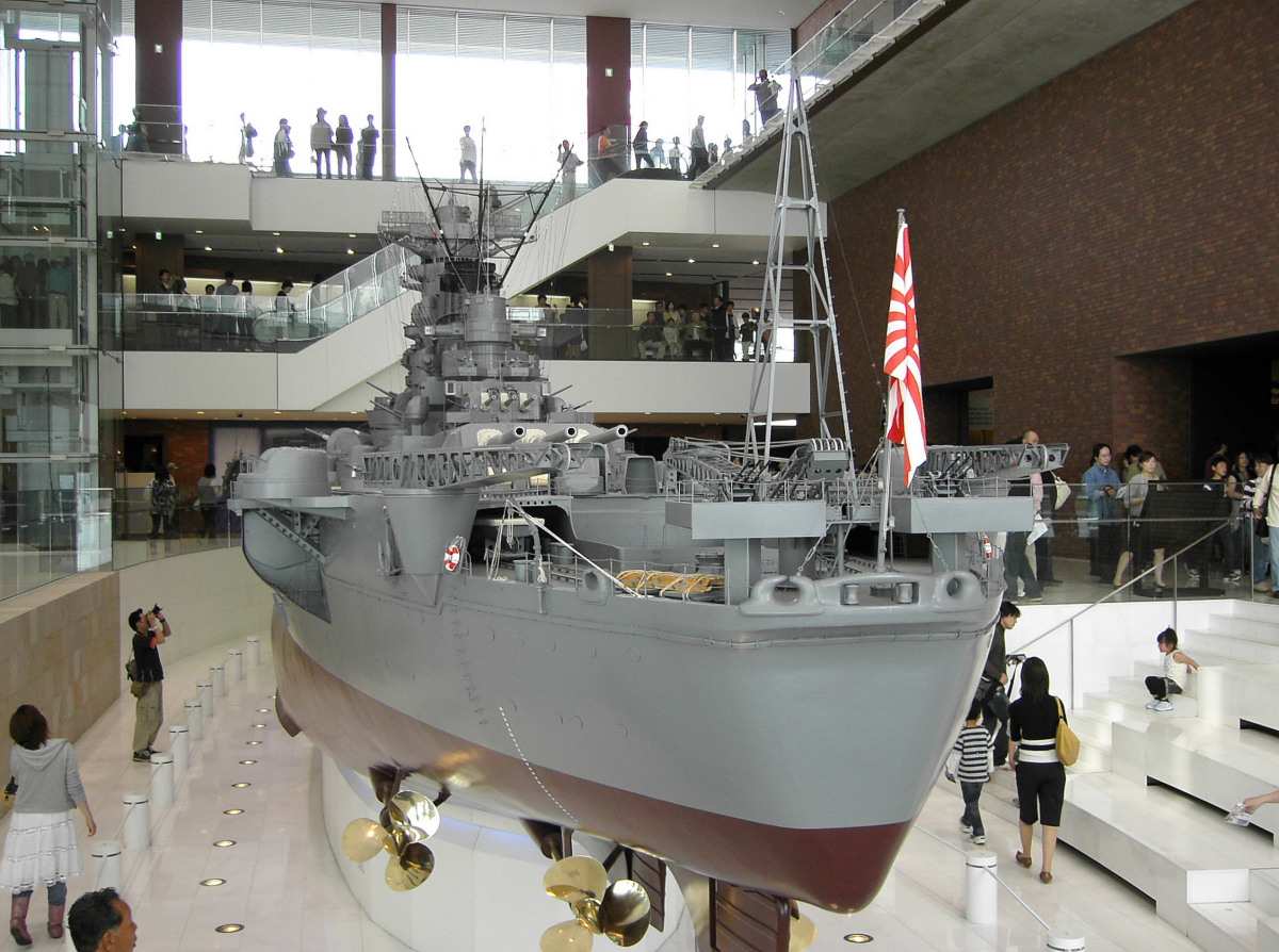 Un samurai errante: Scale model in Yamato Museum