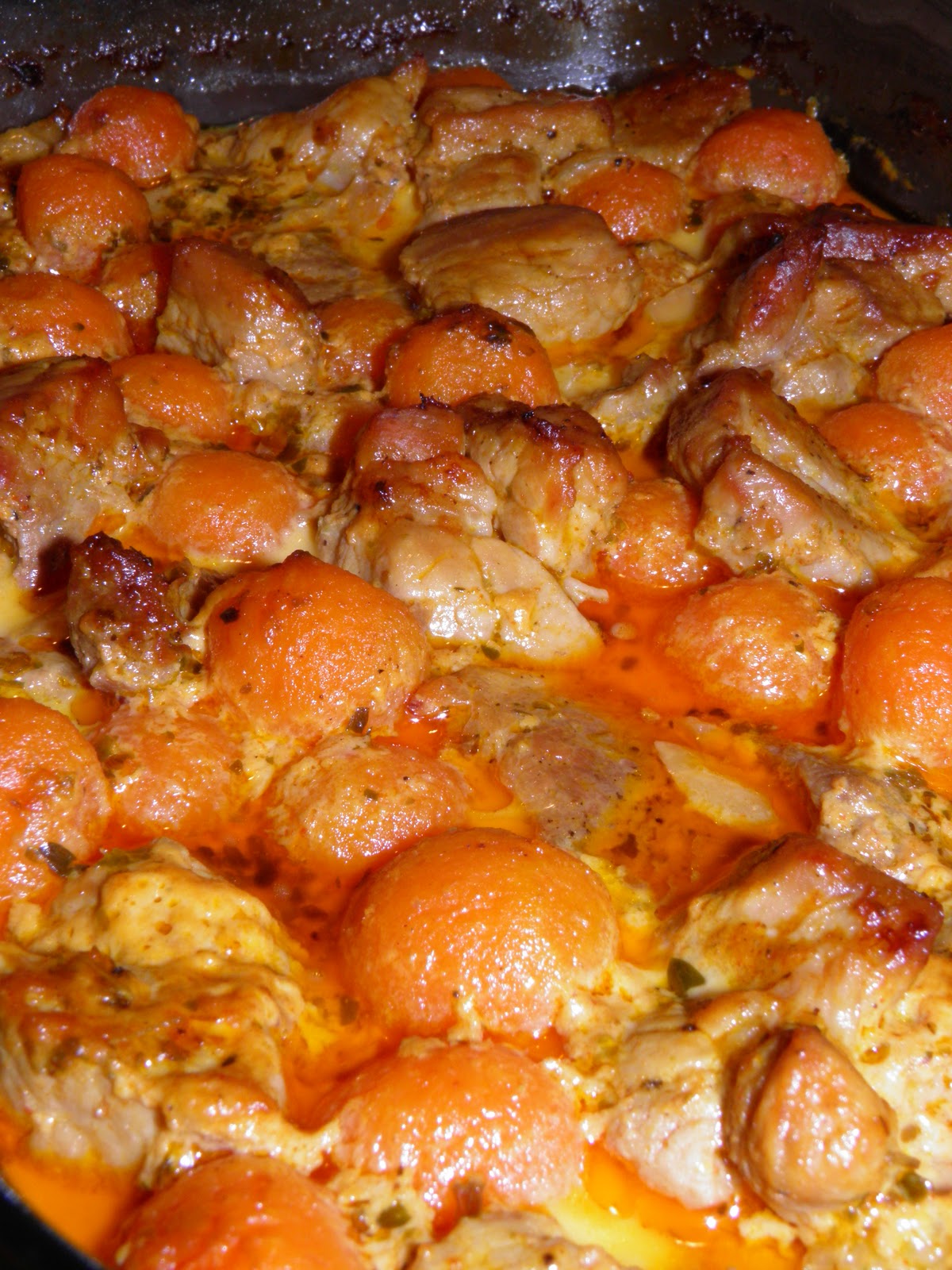 Anna's Cooking Adventure: 20101104 Oven Baked Pork and Carrots