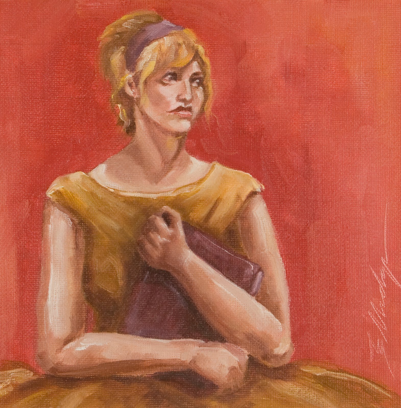 SOME TEXAS ARTISTS LIKE TO PAINT: ASHLEY'S DREAM by Angela Elledge