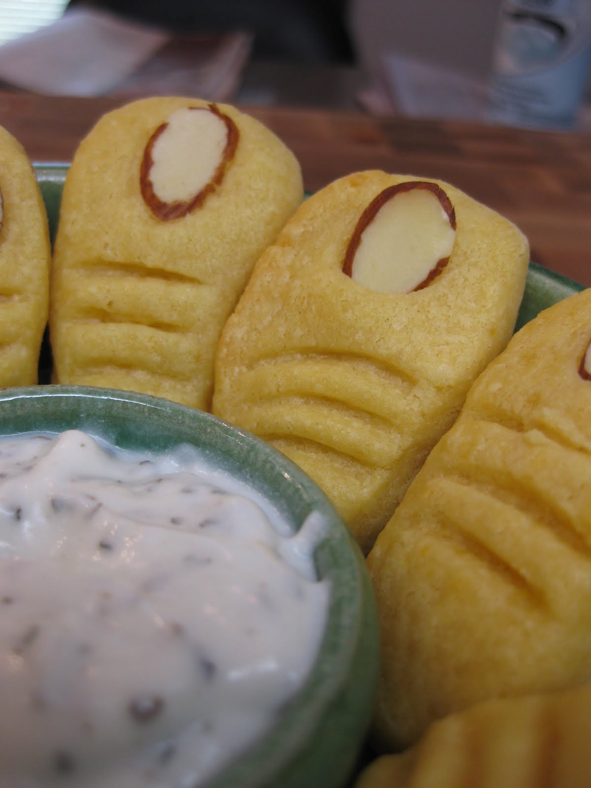 Dinner at Christina's: Cheesy Toes with Stinky Dip