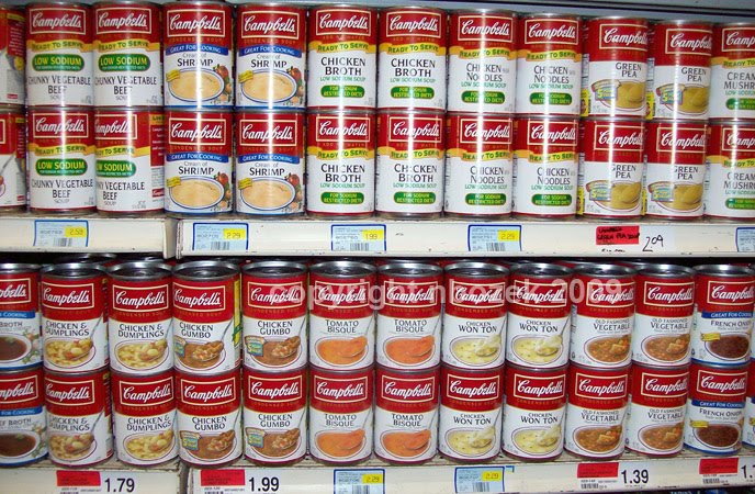 Feel Good Photography: soup cans & groceries