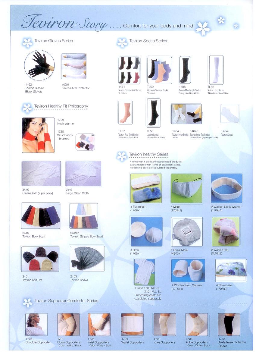 Nefful Teviron Negative Ions Products: Nefful's Teviron Products