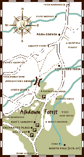 Pecinta Winnie The Pooh: Map of Ashdown Forest