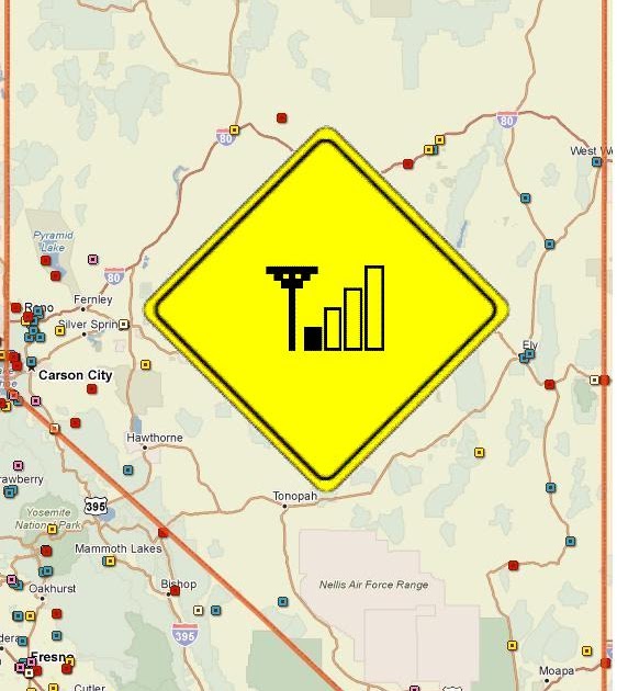 Cell Phone Coverage in Nevada