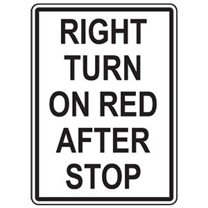 Right Turn on Red Tickets Dropped