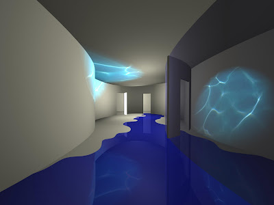 interior+lighting design: Water Exhibition in Scotland