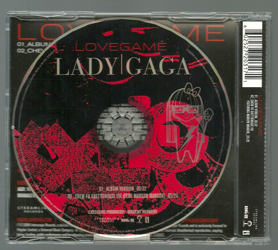 LADY GAGA italian COLLECTOR: LOVEGAME, UK