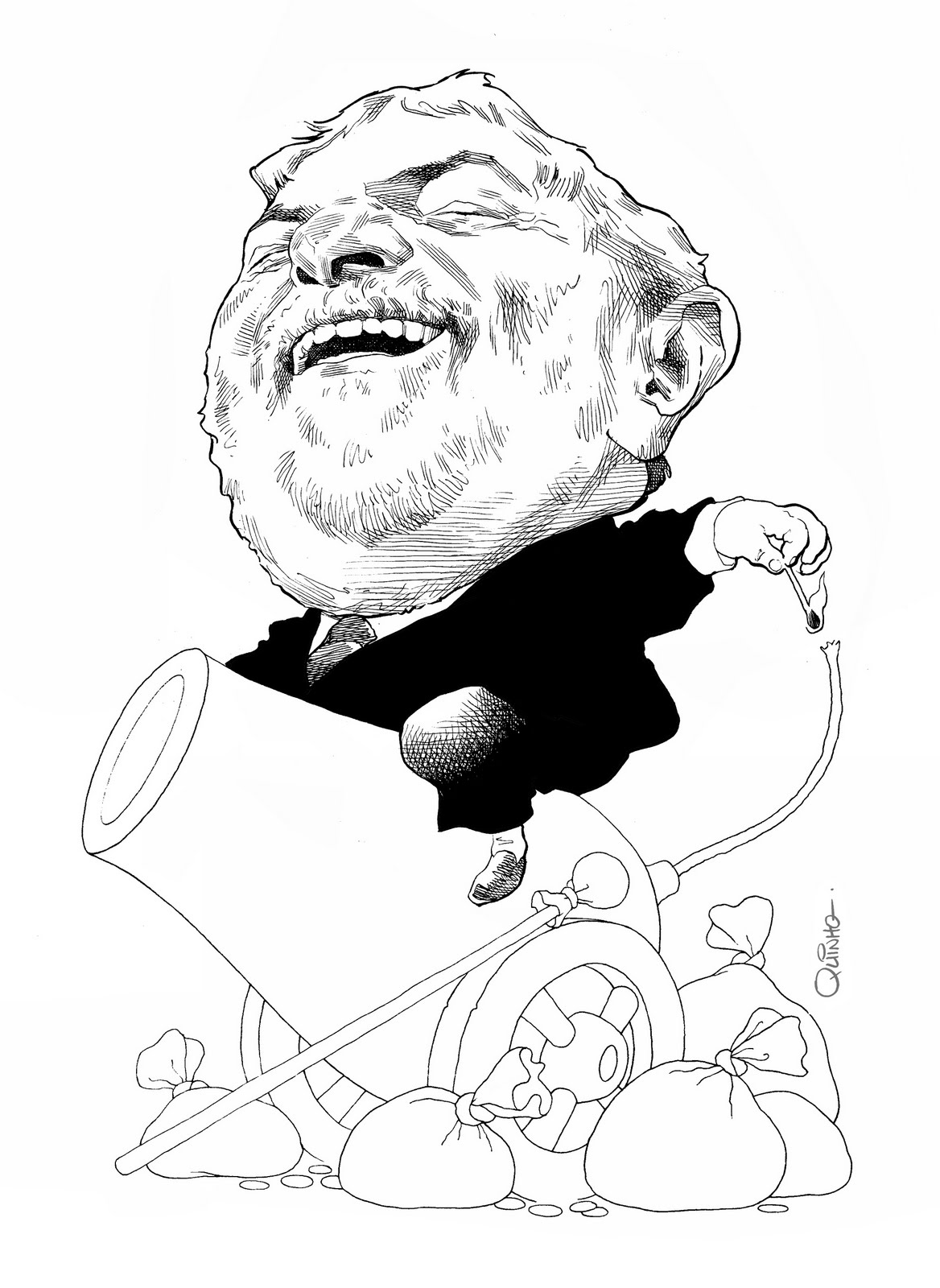 QUINHO: CARICATURA DE LULA