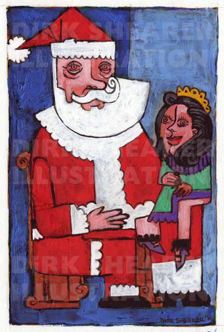 Alone In The Dirkness: 31 Days Of Santa: 13th Day- Pablo Picasso