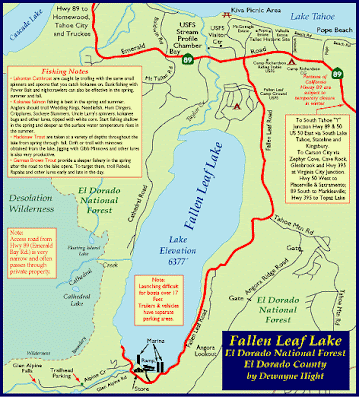 Notes from a WildCat Fan: Fallen Leaf Lake