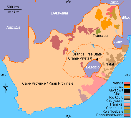 Transvaal South Africa Map