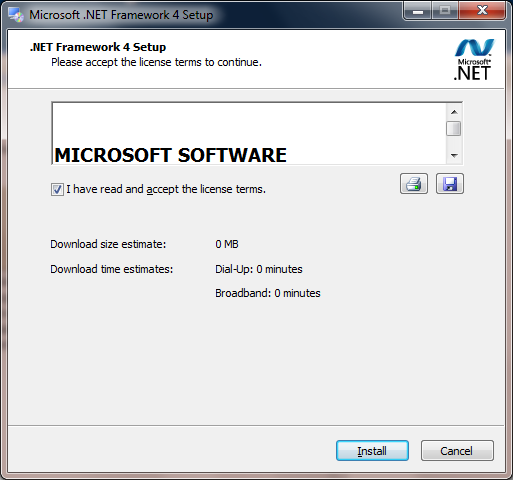 Deployment Engineering Archive: .NET 4.0 Install First Impression