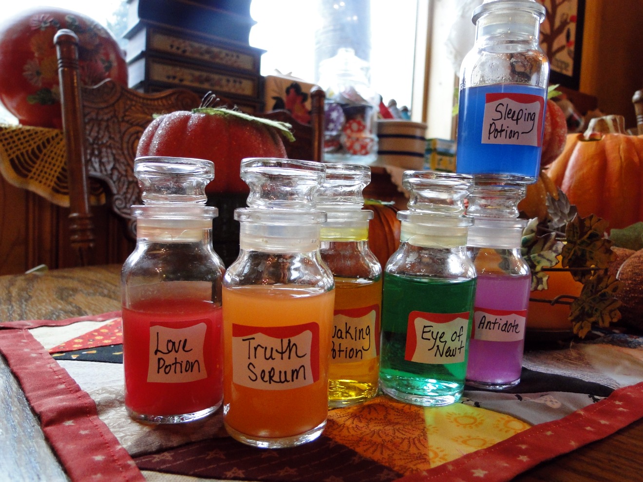 Hot tea and milk chocolate: Potions for Halloween