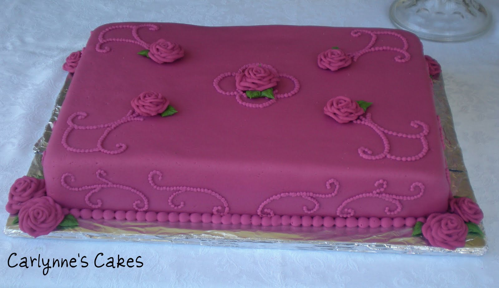 Carlynne's Cakes: 90th Birthday Cake for an Open House