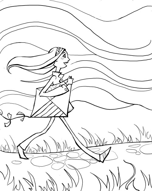 Cassie Grace Art and Illustration: March~Windy