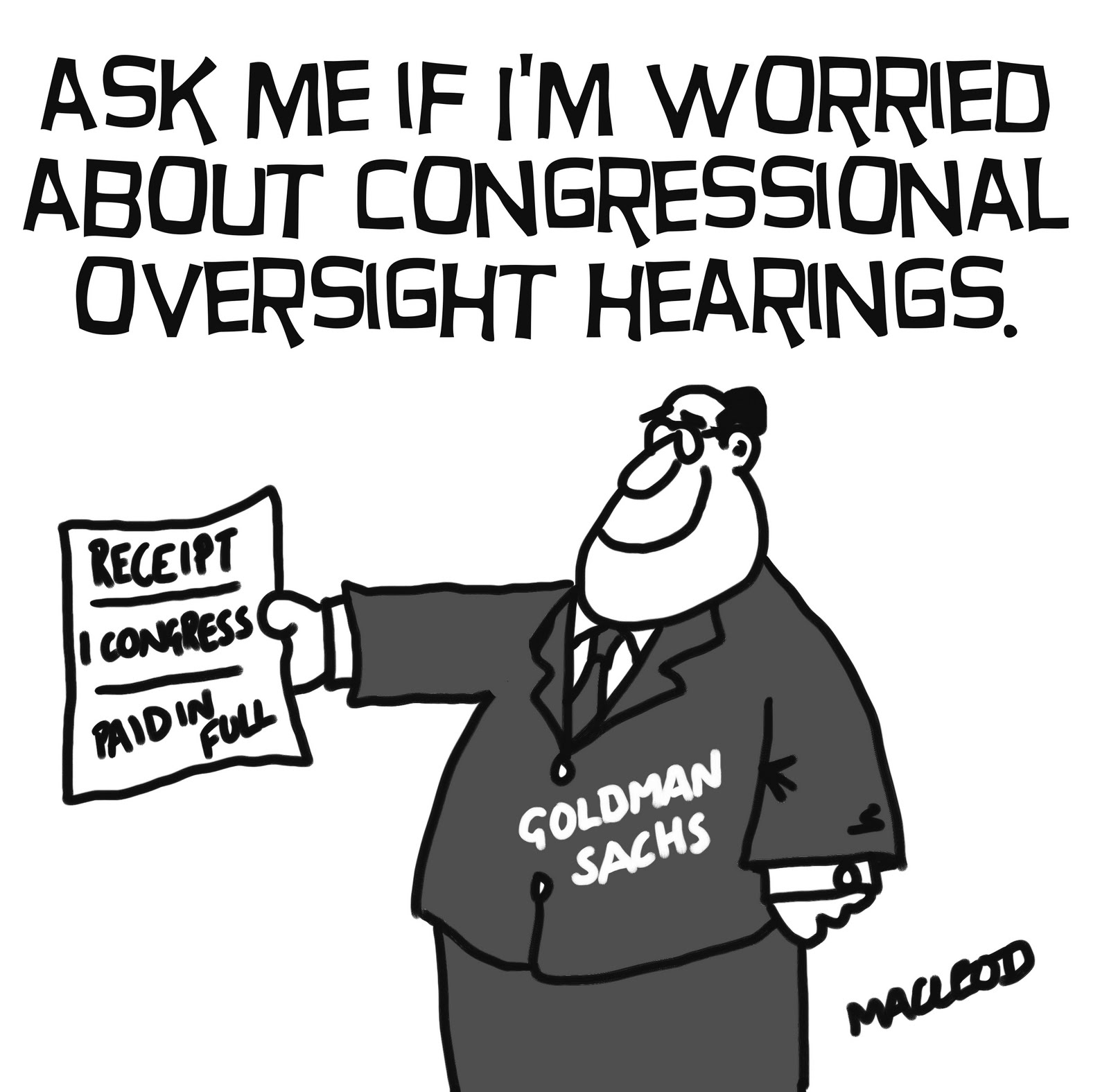 MacLeod Cartoons: Goldman Sachs Buy Out