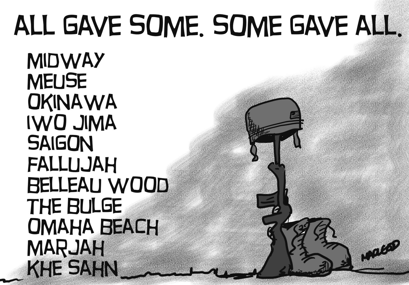 MacLeod Cartoons: Memorial Day. Semper Fi.