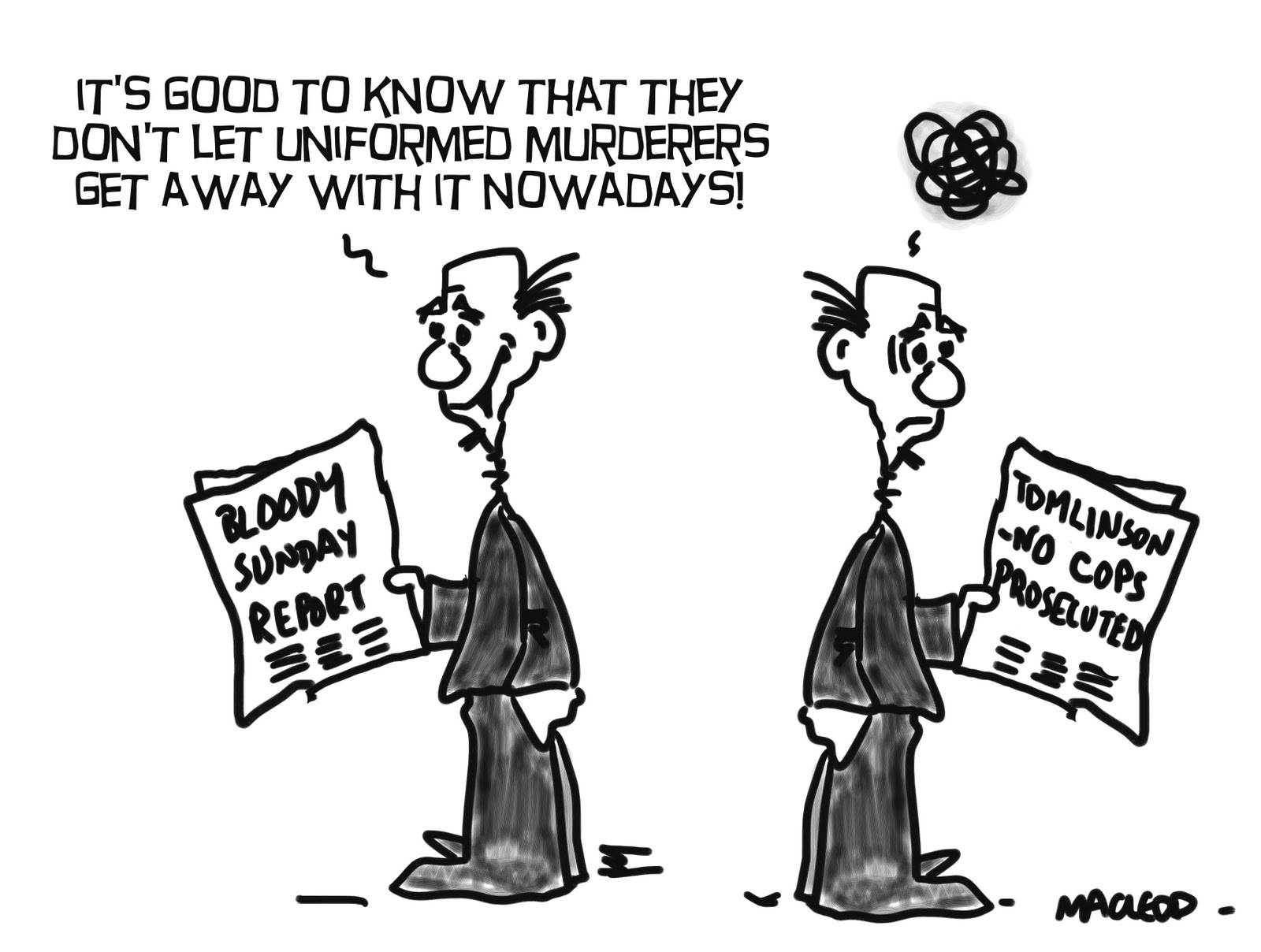 MacLeod Cartoons: Ian Tomlinson: Injustice in High Places