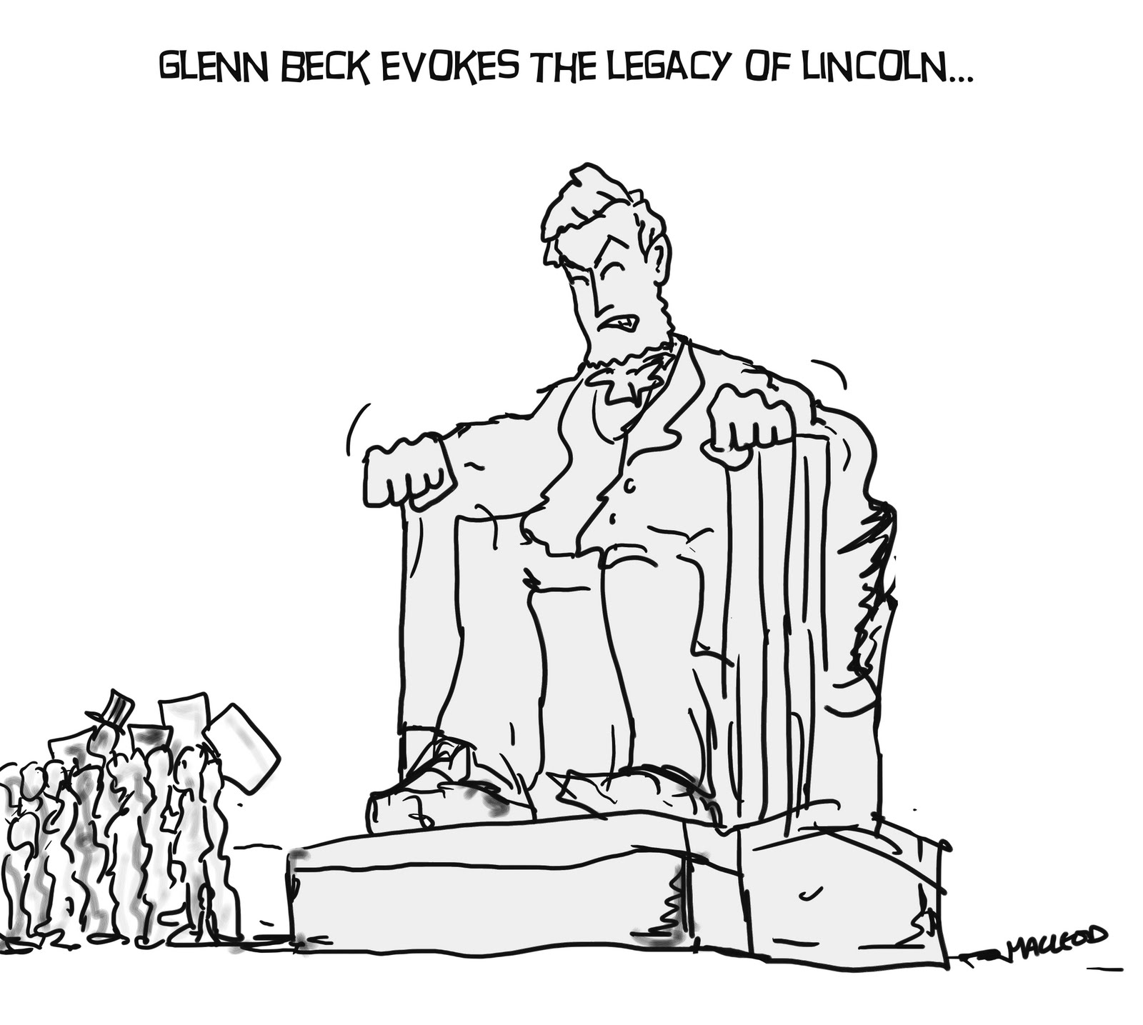MacLeod Cartoons: Lincoln and Glenn Beck