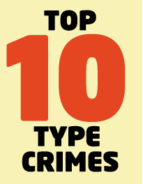 1 PICTO DESIGN: Top 10 Type Crime by Ilene Strizver