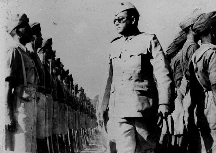 Indian National Army: Subhash Chadra Bose With INA