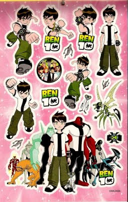 LittleWonderlandFriends: BEN 10 Protector Of Earth Stickers Sticker ...