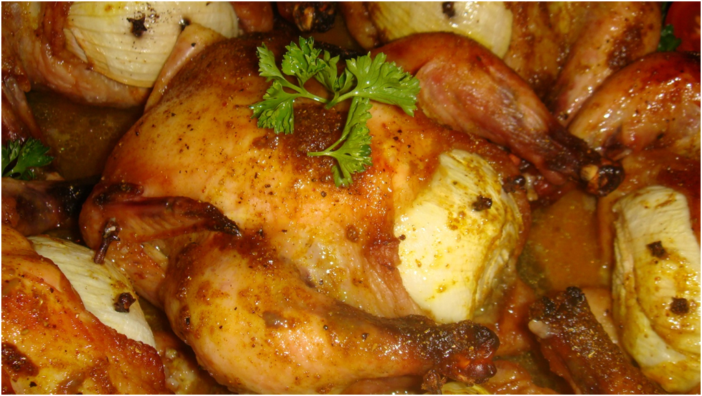 Curry Honey Glazed Cornish Hen…Now That’s a Mouth Full!