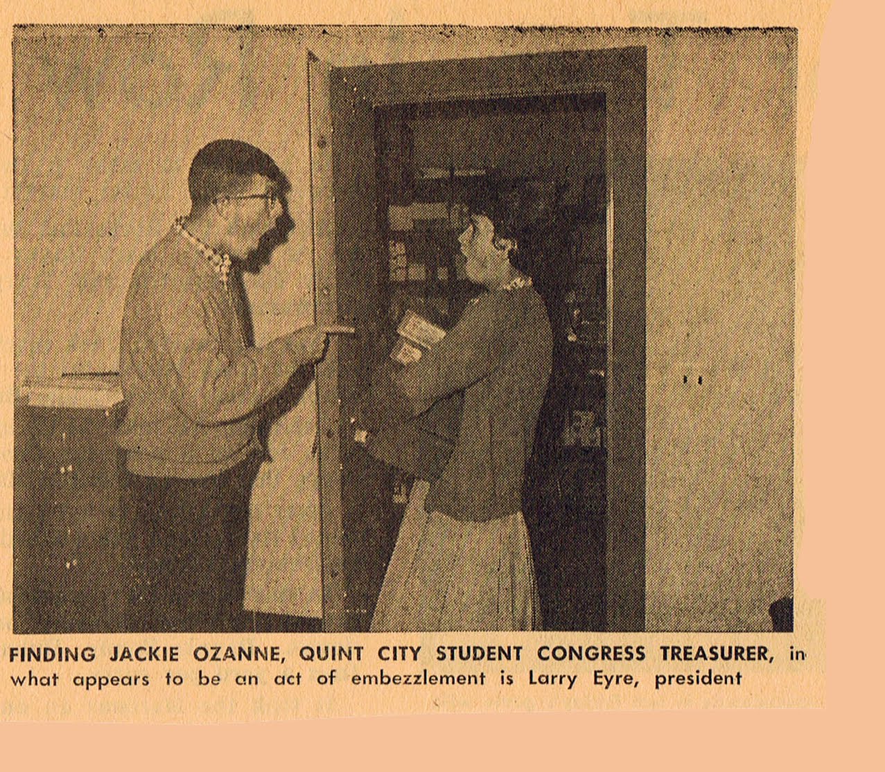 Moline Memories : Lawrence Eyre and Jackie O.