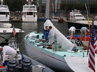 Kings Point Waterfront: PJ Connolly '12 Races aboard Courageous