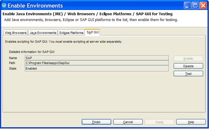 Enabling Sap Application Sap Gui For Testing With Rational Functional Tester Enabling Sap