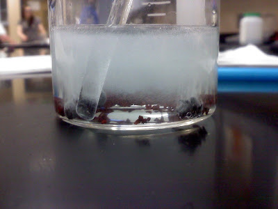 Copper to Copper: Zn(s) + CuSO4(aq) --> Cu(s) + ZnSO4(aq)