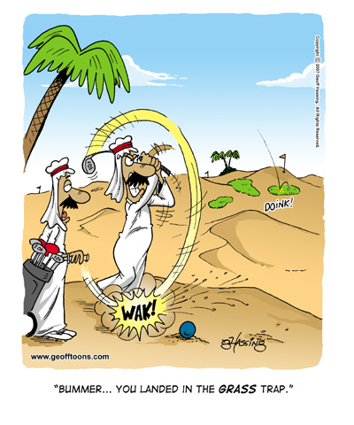 The cartoons of Geoff Hassing: Golf cartoons