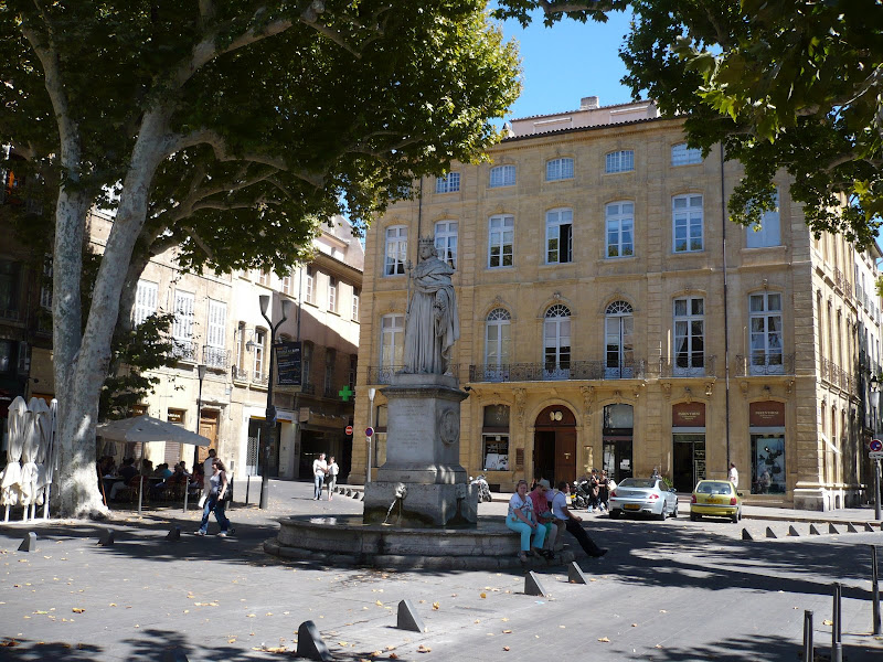 Working in France: Town centre of Aix-en-Provence
