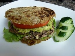 My Favorite Recipes: Black Bean Burger with Plantain Buns