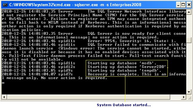 SQL Server Buddy: How to Restore MASTER database...