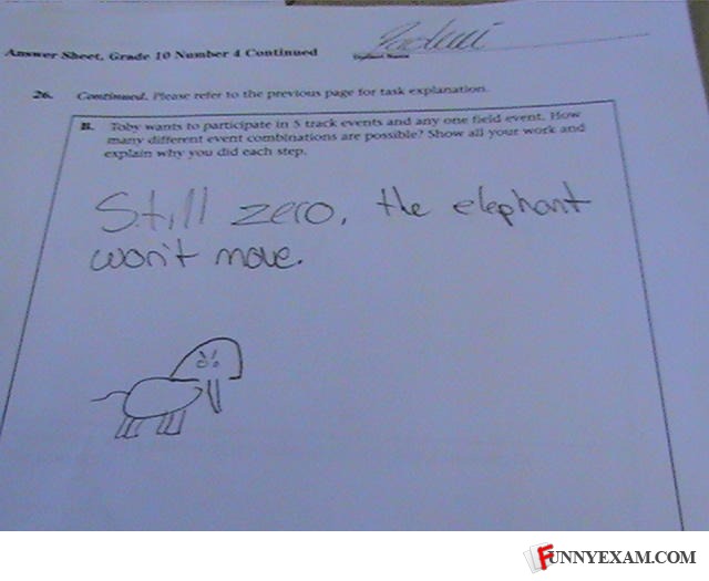 Everything About Math: Funny Math Exams