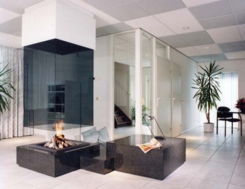 Pictures Gallery: Stunning Hi-Tech Fireplaces