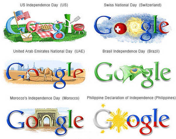 village of fun: Google Logos In Different Countries
