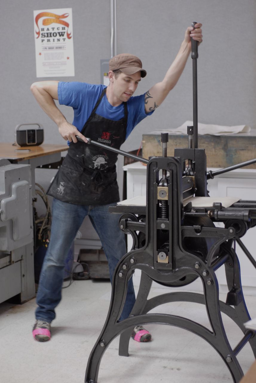 MICAH BLOOM: Night Laborer - mezzotint with expert printmaker Zach Stensen