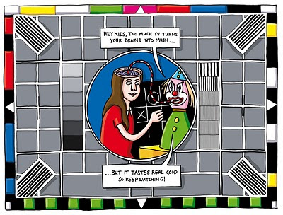 QuinkyArt: Evil test card clown